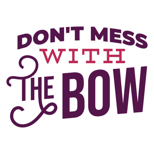 Dont mess lettering - Transparent PNG & SVG vector file