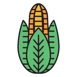 Farm Maize Colored Icon PNG & SVG Design For T-Shirts