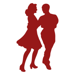 Waltz Dancing Duo PNG & SVG Design For T-Shirts