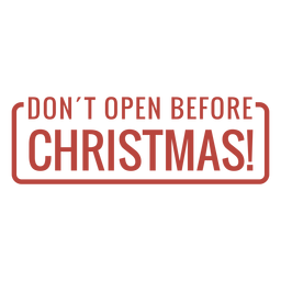 Christmas Warning Stamp Lettering PNG & SVG Design For T-Shirts