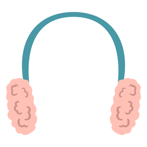 Orejeras de invierno planas - Descargar PNG/SVG transparente