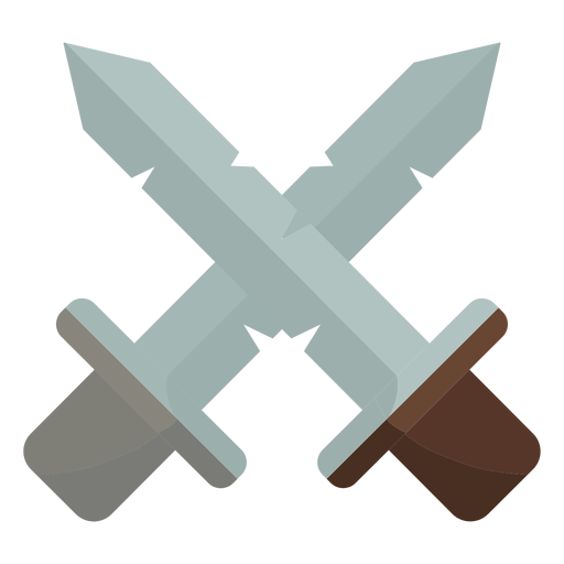 Two daggers crossed icon - Transparent PNG & SVG vector file