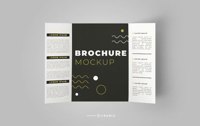 Open Brochure Editable Mockup Design PSD Editable Template