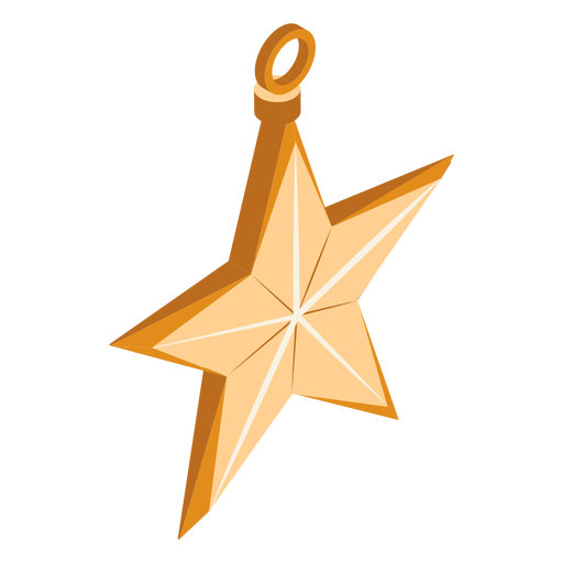 Star ring isometric - Transparent PNG & SVG vector file