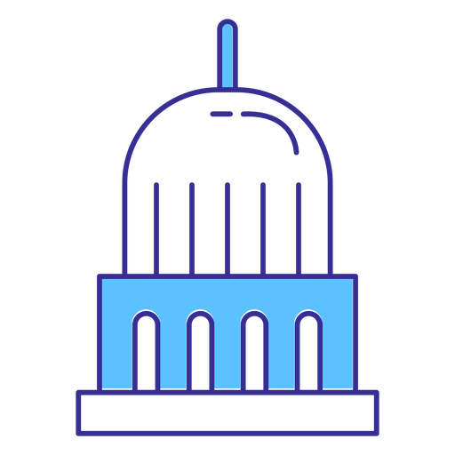Usa Capitol Stroke Icon Transparent Png Svg Vector File