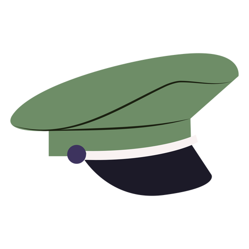 Military service cap - Transparent PNG & SVG vector file