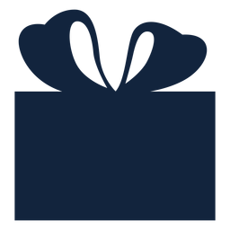 Blue Simple Gift Box PNG & SVG Design For T-Shirts