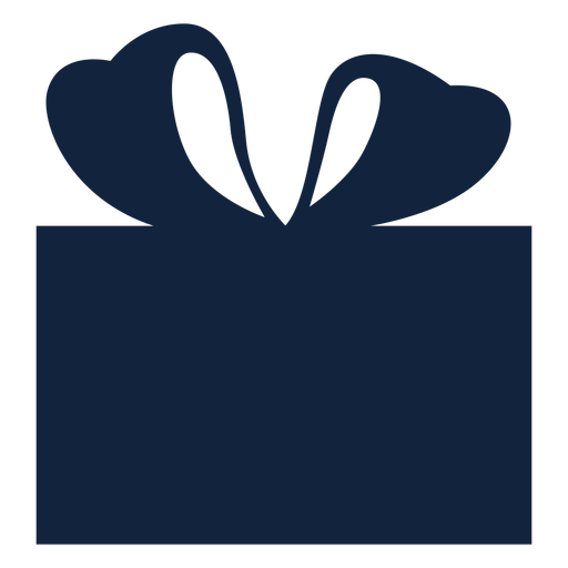 Caja de regalo azul simple - Descargar PNG/SVG transparente