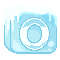 Ice Cube Number 0 PNG & SVG Design For T-Shirts