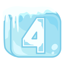Ice Cube Number 4 PNG & SVG Design For T-Shirts