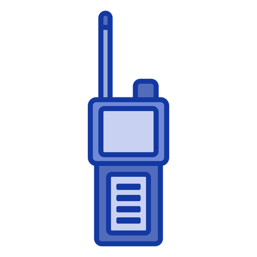 Handheld police scanner flat - Transparent PNG & SVG vector file