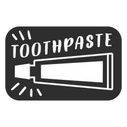 Toothpaste label - Transparent PNG & SVG vector file