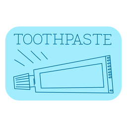 Toothpaste label - Transparent PNG & SVG vector file