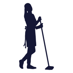 Sauberere Silhouette Fegen PNG- Und SVG-Design Für T-Shirts