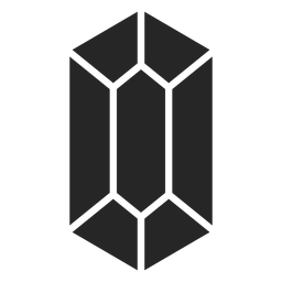 Crystal Shape Simple PNG & SVG Design For T-Shirts