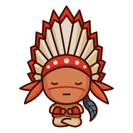 First nations cute character - Transparent PNG & SVG vector file