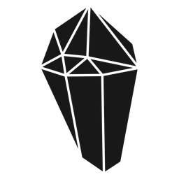 Simple Block Crystal PNG & SVG Design For T-Shirts