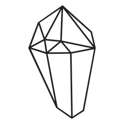 Simple Crystal Standing PNG & SVG Design For T-Shirts