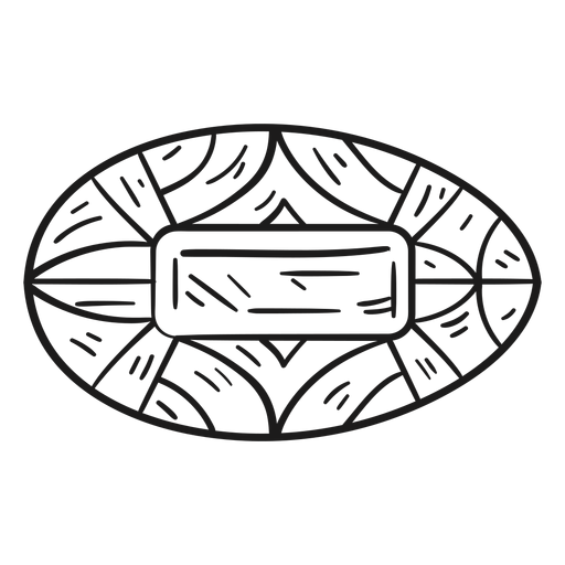 Simple oblong crystal shape - Transparent PNG & SVG vector file