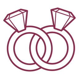 Valentine Intertwined Rings PNG & SVG Design For T-Shirts