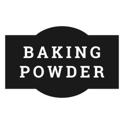 Baking Powder Label PNG & SVG Design For T-Shirts