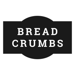 Bread Crumbs Label PNG & SVG Design For T-Shirts
