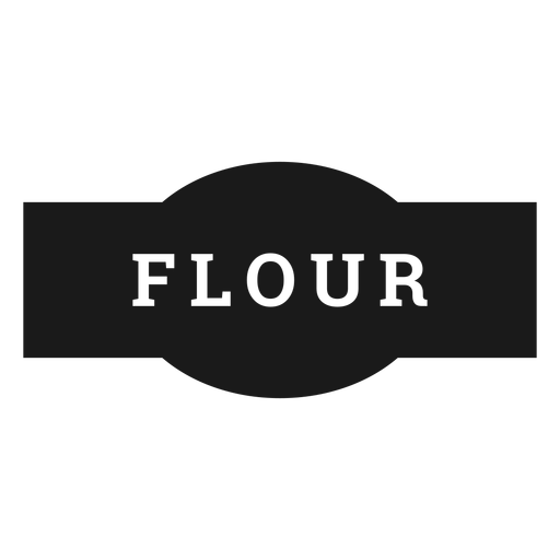 Flour label - Transparent PNG & SVG vector file