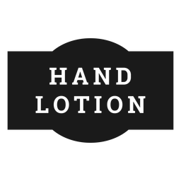 Hand Lotion Label PNG & SVG Design For T-Shirts