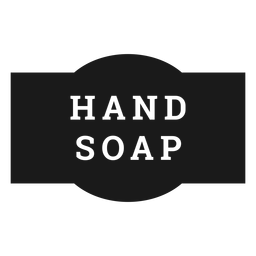 Hand Soap Label PNG & SVG Design For T-Shirts