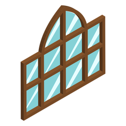 Open Window Isometric PNG & SVG Design For T-Shirts