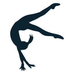 Turnerinnen-Silhouette PNG- Und SVG-Design Für T-Shirts