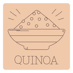 Quinoa Etikettenlinie PNG- Und SVG-Design Für T-Shirts