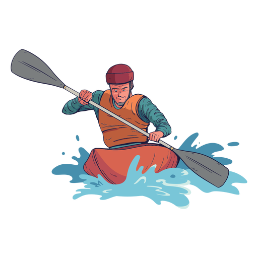 Rafting character - Transparent PNG & SVG vector file