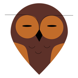 Suspicious Owl Flat Transparent PNG & SVG Vector
