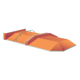 Skate Ramp With Rails PNG & SVG Design For T-Shirts