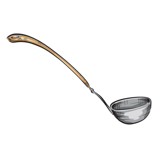 Steel ladle illustration - Transparent PNG & SVG vector file