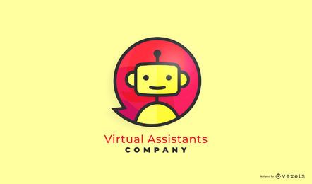 Descarga Vector De Asistente Virtual Diseño De Logo De Empresa