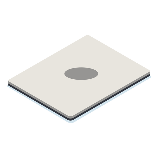Closed laptop isometric - Transparent PNG & SVG vector file