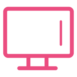 Computer Icon Stroke PNG & SVG Design For T-Shirts