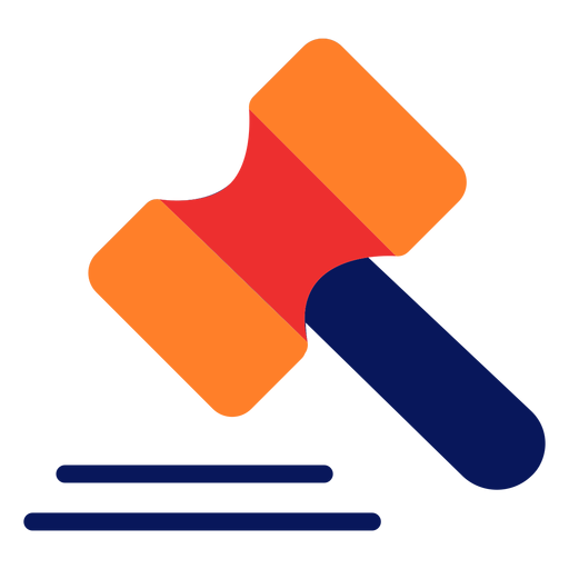 Mallet icon flat - Transparent PNG & SVG vector file