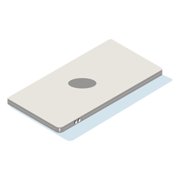 Mobile Phone Facing Down Isometric PNG & SVG Design For T-Shirts