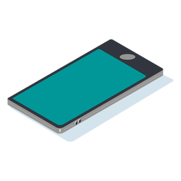 Mobile Phone Isometric PNG & SVG Design For T-Shirts
