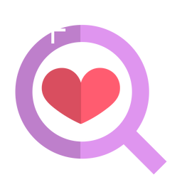 Pink Magnifying Glass Icon Transparent PNG & SVG Vector