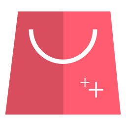 Diseño PNG Y SVG De Icono De Bolsa De Compras Rosa Para Camisetas