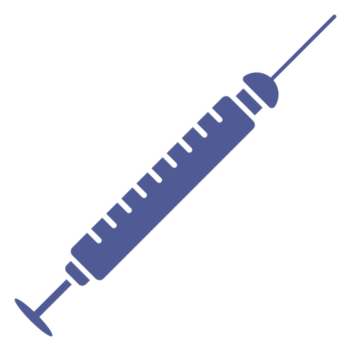 Hospital medical injector monochrome - Transparent PNG & SVG vector file