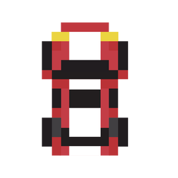 Vehicle Car Red Pixel PNG & SVG Design For T-Shirts