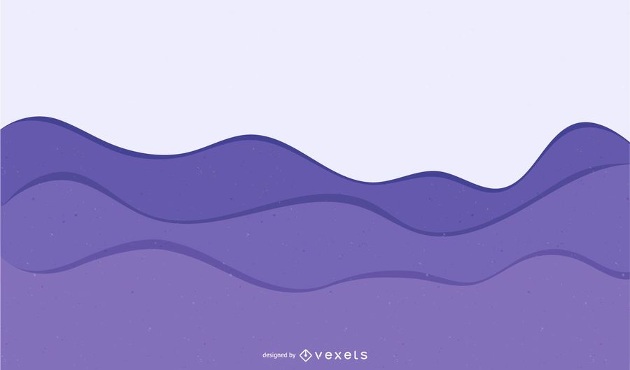 Violet Abstract Wave Background - Vector Download