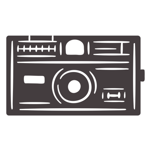 Vintage camera black icon - Transparent PNG & SVG vector file