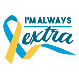 Always Extra Support Ribbon PNG & SVG Design For T-Shirts