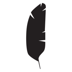 Feder Design Element Silhouette PNG- Und SVG-Design Für T-Shirts